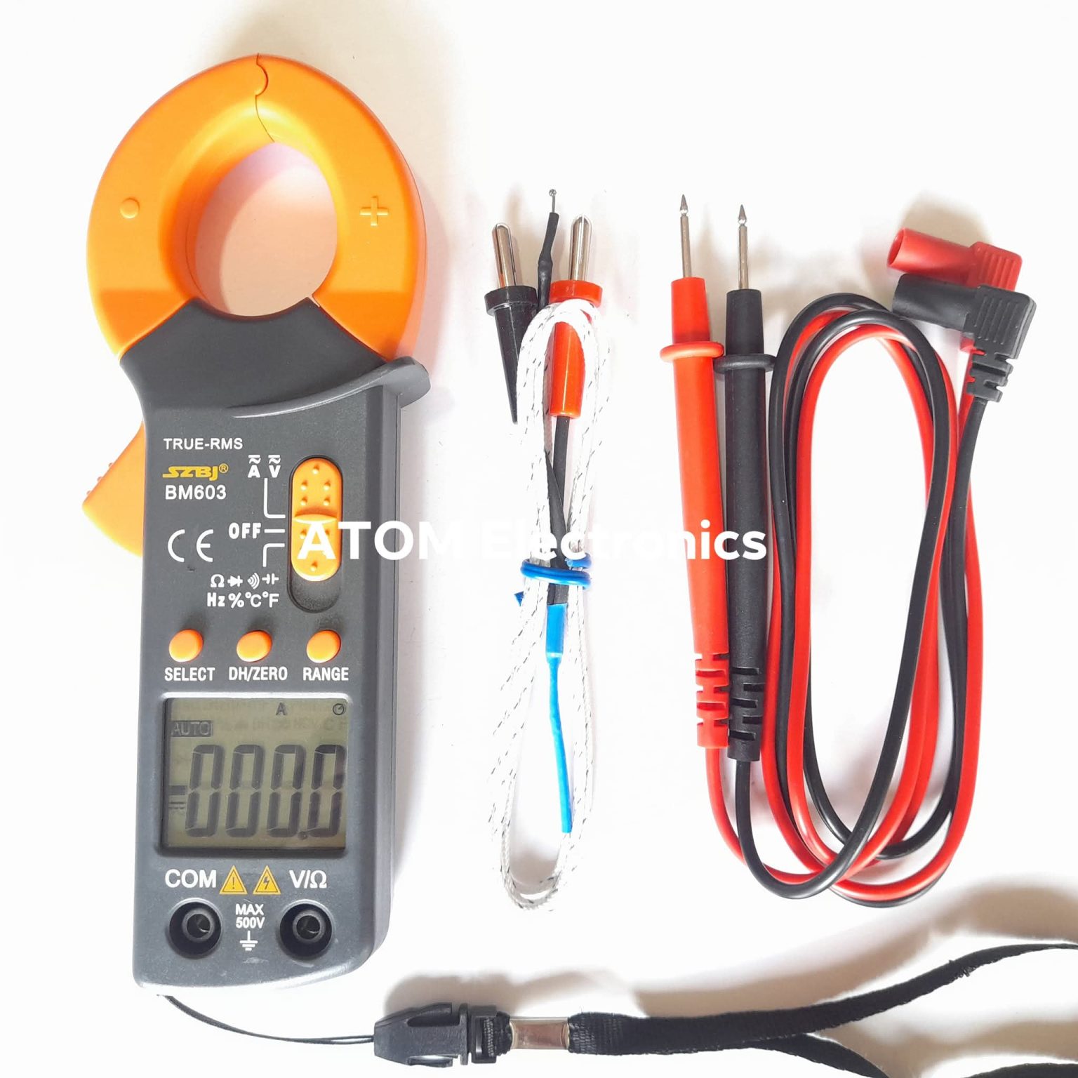 BM603 Clamp Multimeter – ATOM Electronics